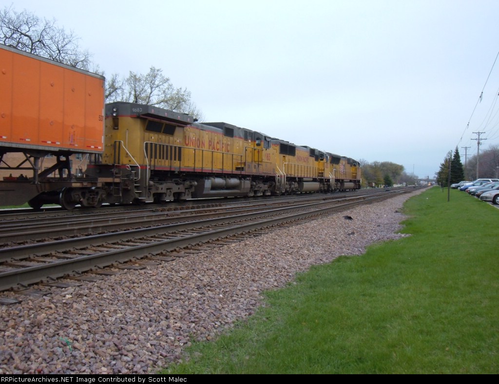 UP 5208, 4383 & 9683